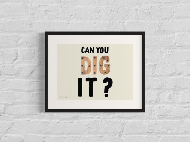 Kid's Digger Art Print Set | Printable Set of 3, Digger Art, Excavator ...