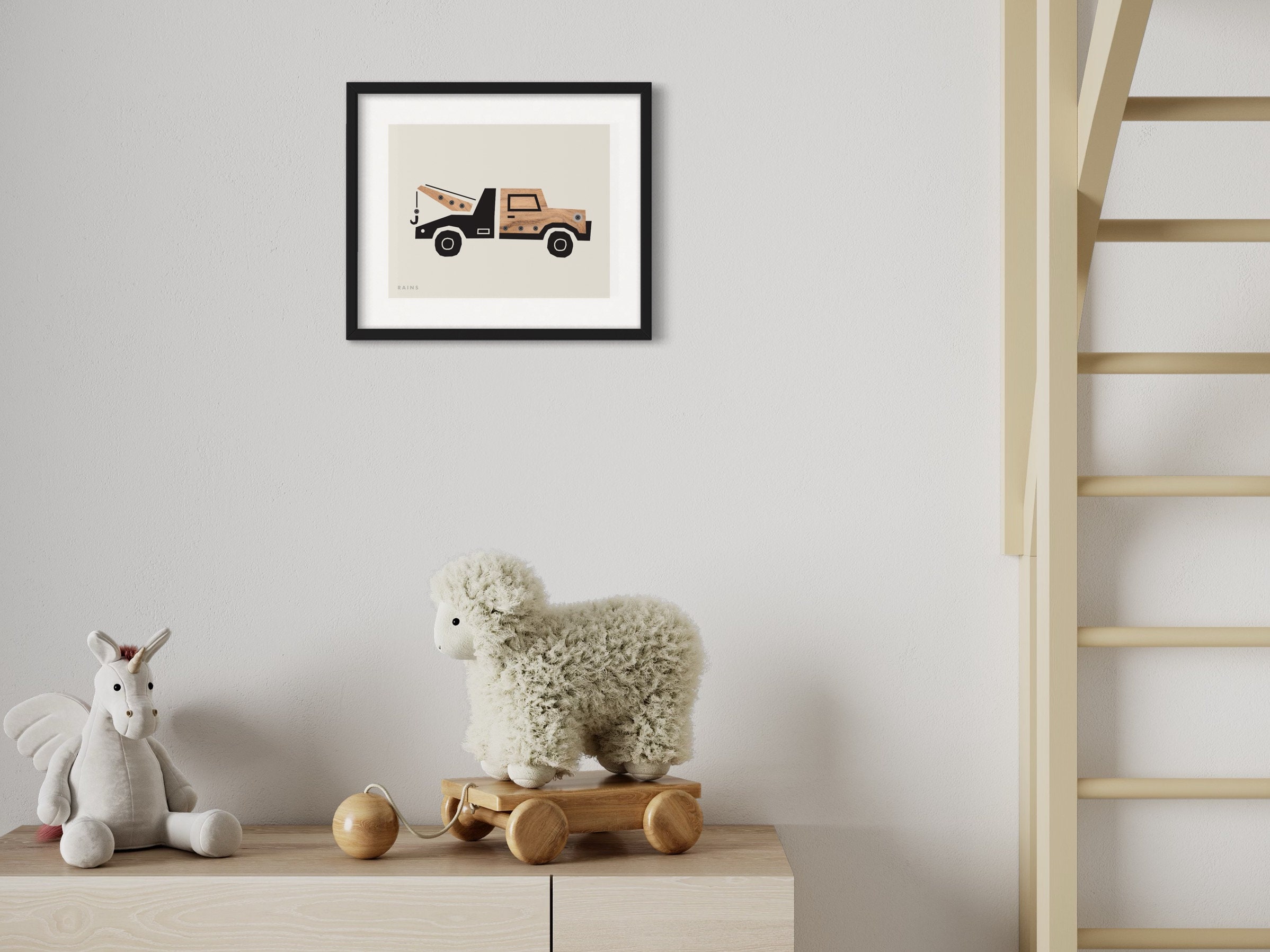 Tow Truck Print, Tow Truck Printable, Tow Truck Wall Art ...