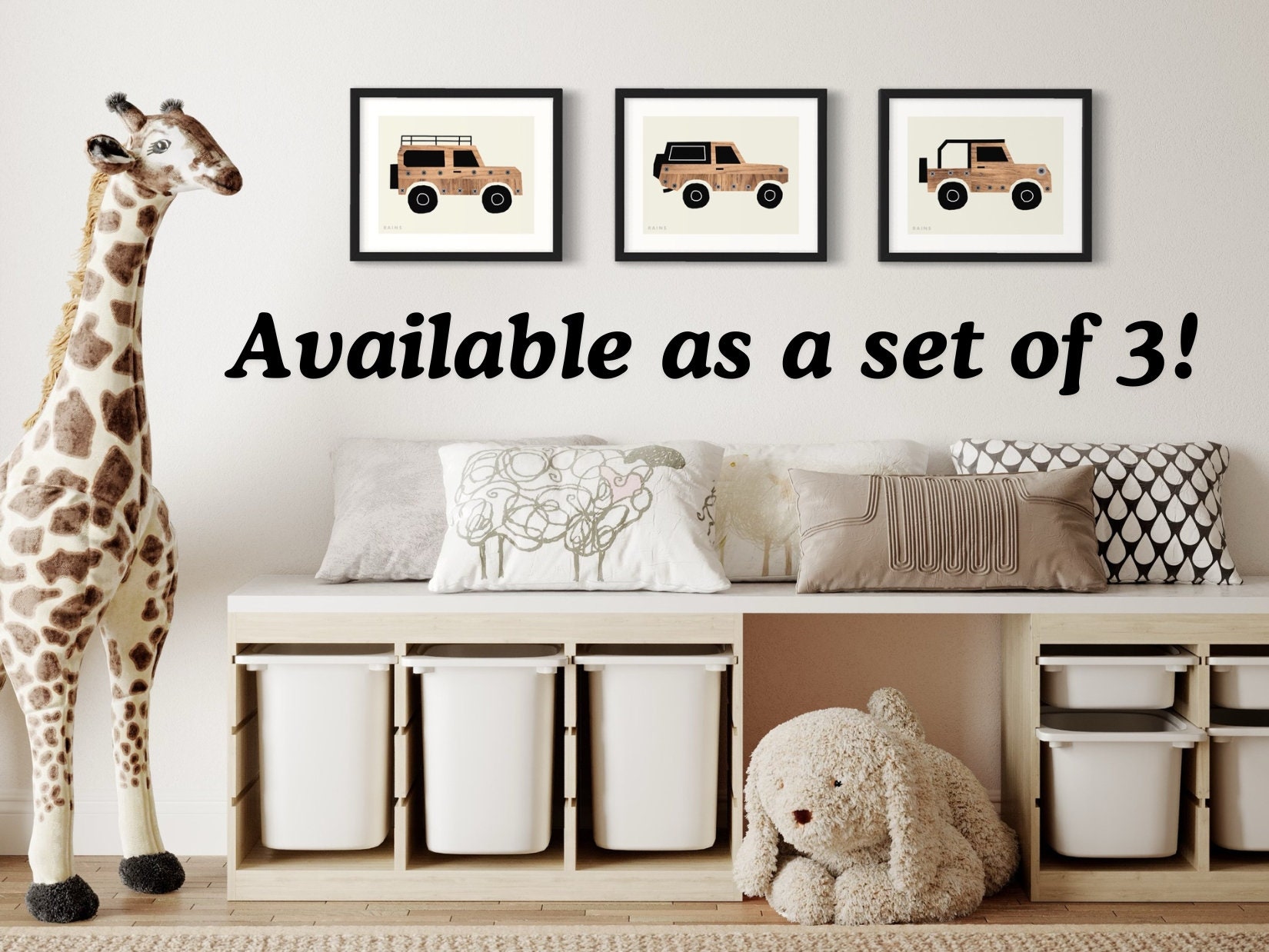 Neutral SUV Art Print | Printable Off-roader Art, Transportation Wall ...