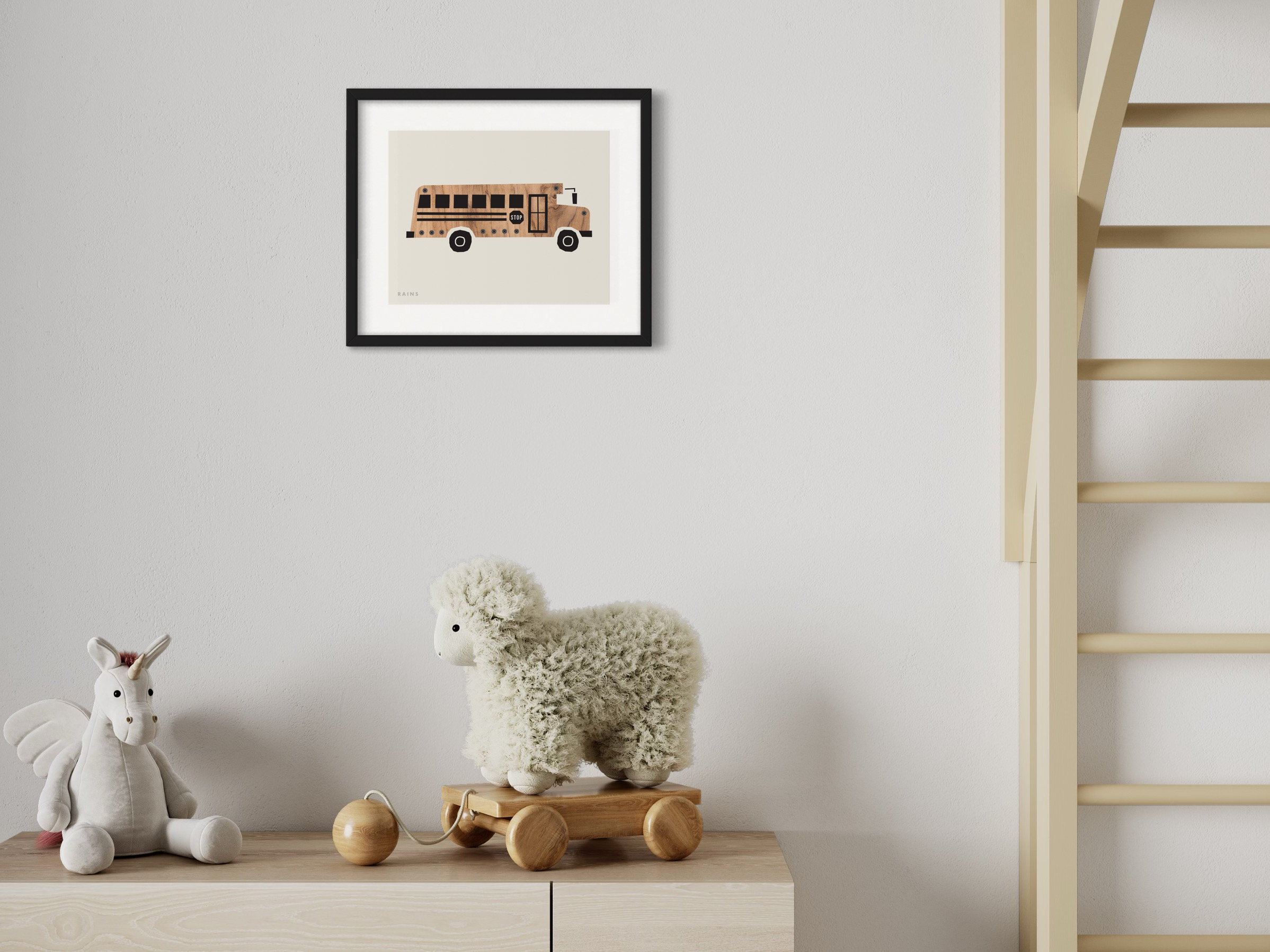 School Bus Print, Bus Print, Nursery Prints, Vehicles Nursery Art ...