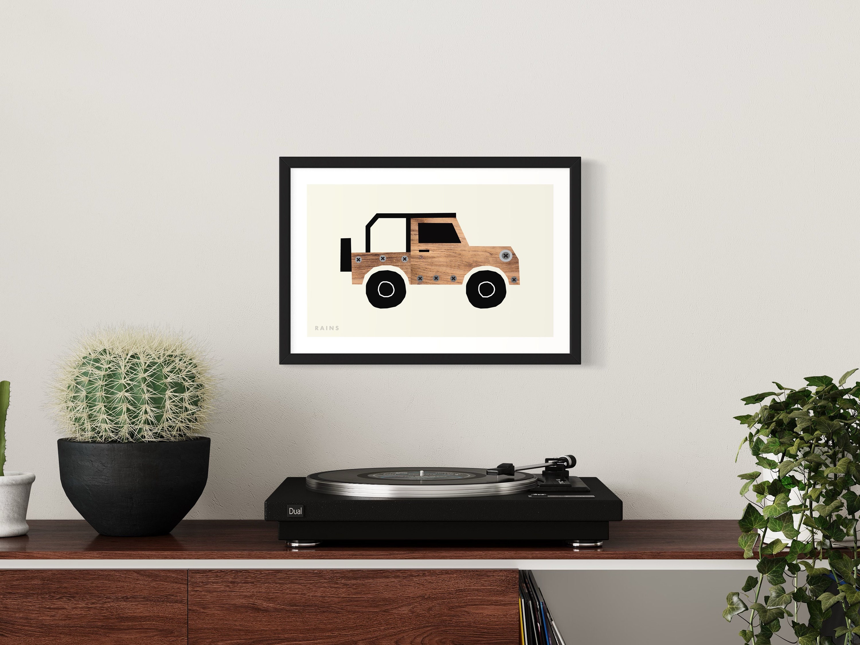 Neutral SUV Art Print | Printable Off-roader Art, Transportation Wall ...