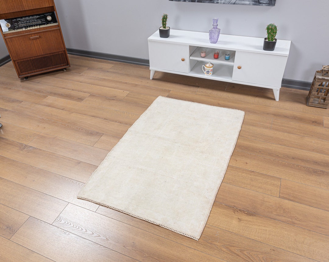 3x4 Rug, Small Oushak Rug, Faded Turkish Rug, Vintage Rug 3x4, Oushak ...