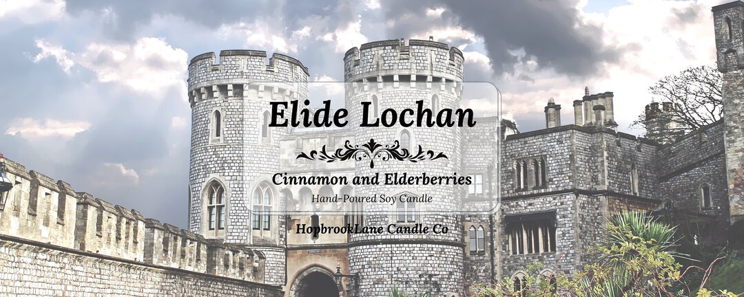 Elide Lochan Candle: Zimt & Holunder duftende Sojakerze - Etsy.de