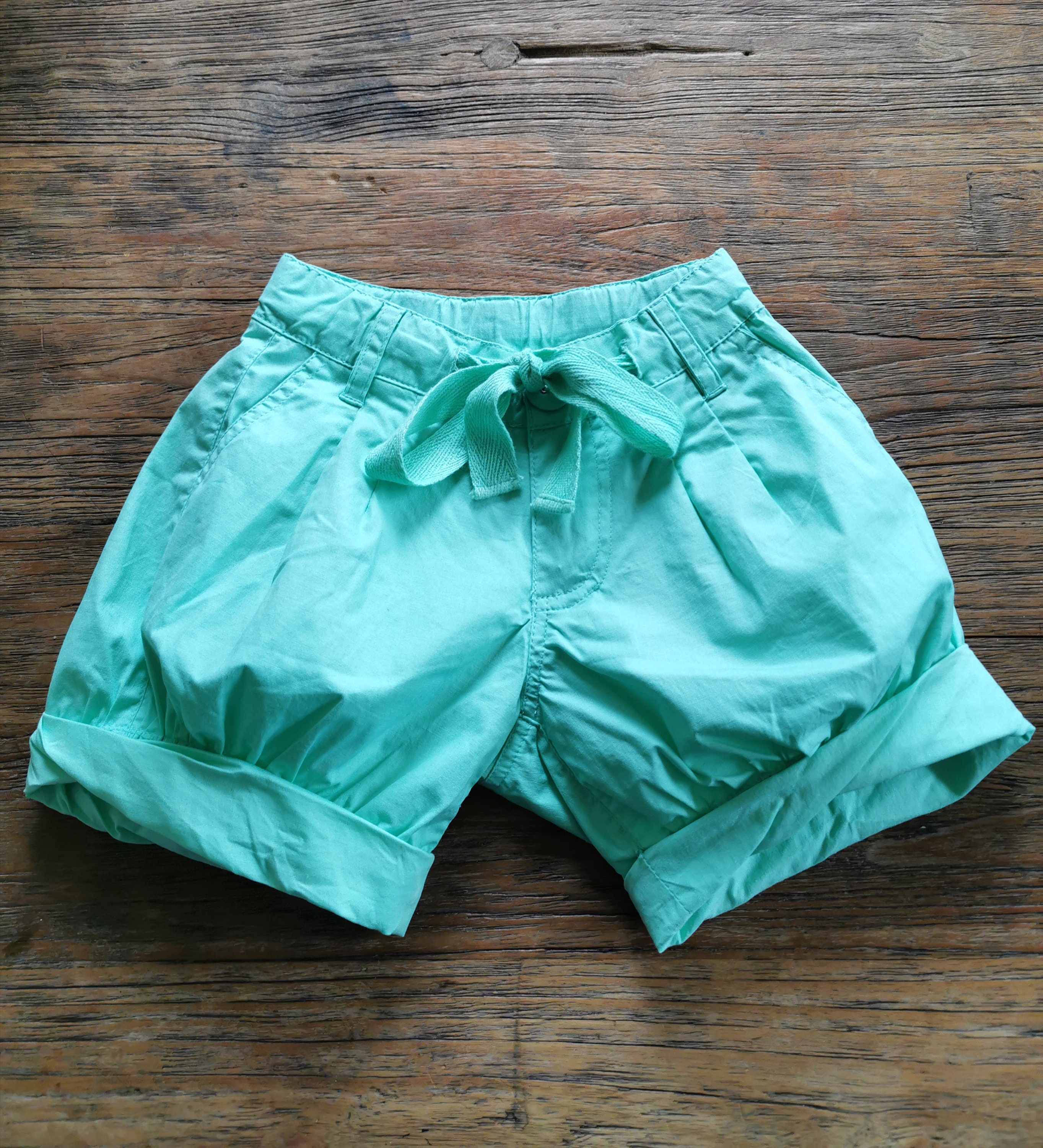 Stretch Cotton Girls short Balloon Short Twisted Cuff Short | Etsy