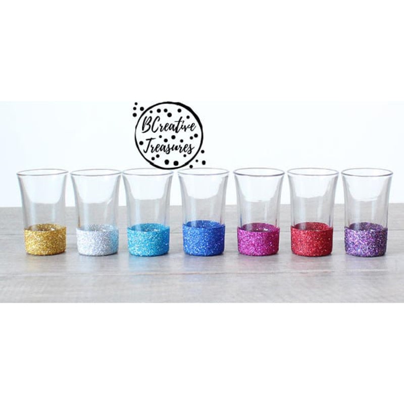 Glitter Glasses - Etsy