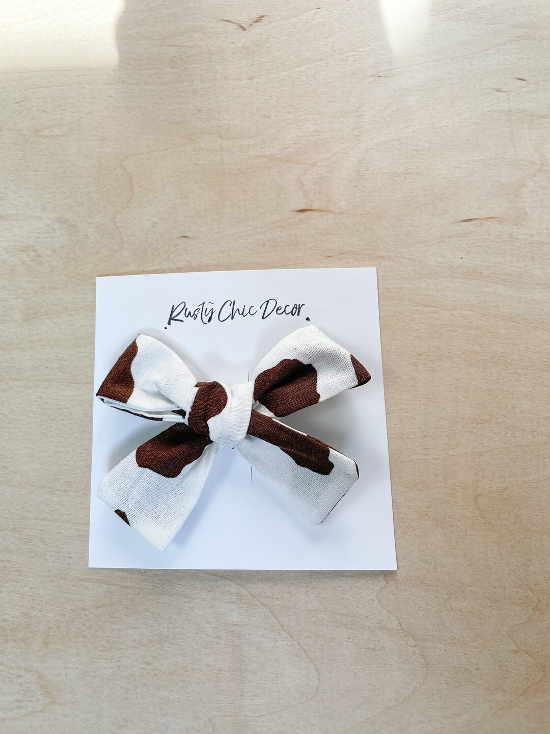 Cow Hair Bow Cowgirl Bow Cowgirl Birthday Country Girl Farm - Etsy