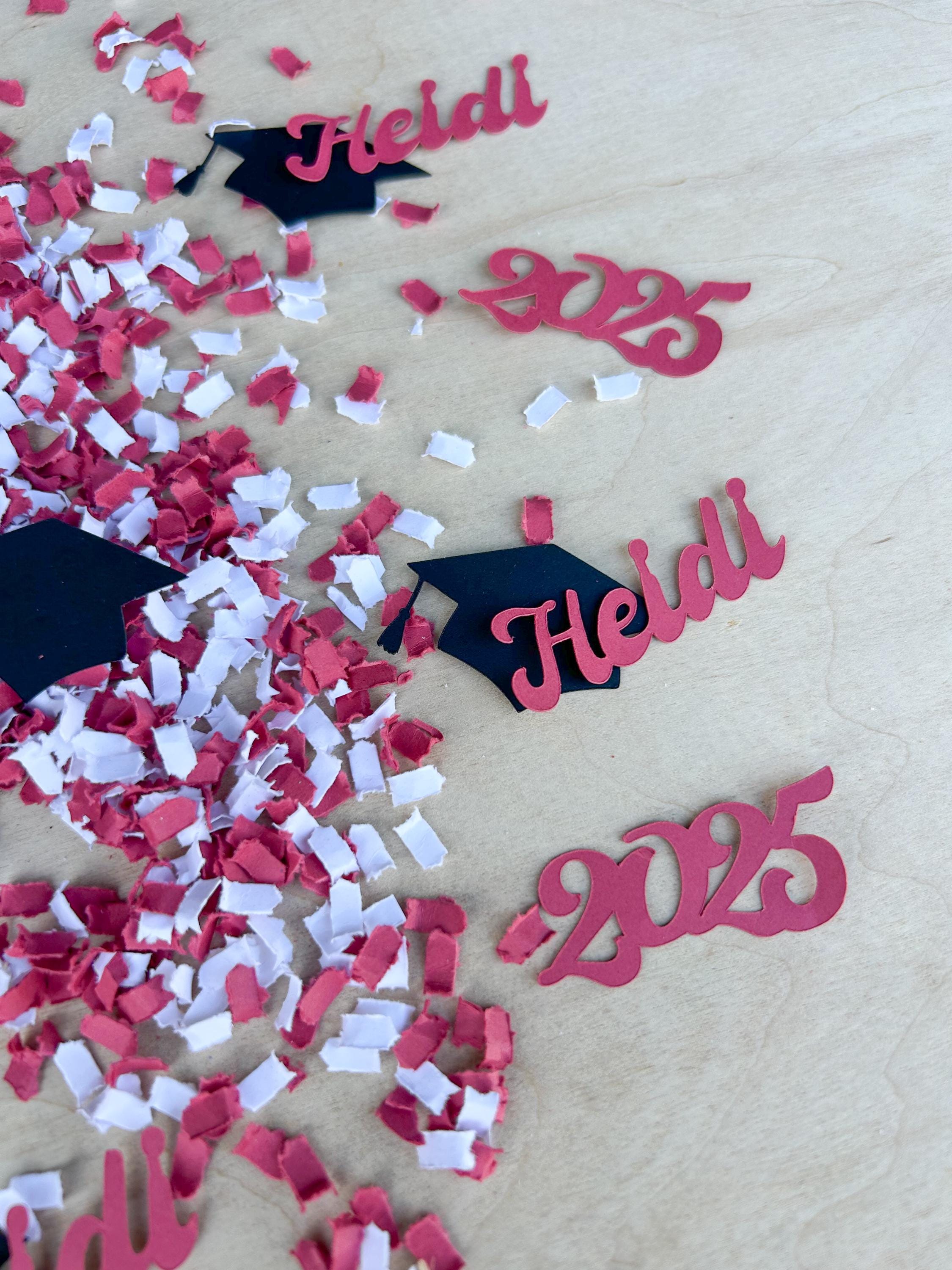 Personalized Graduation Confetti: Grad Decor Custom School Colors ...