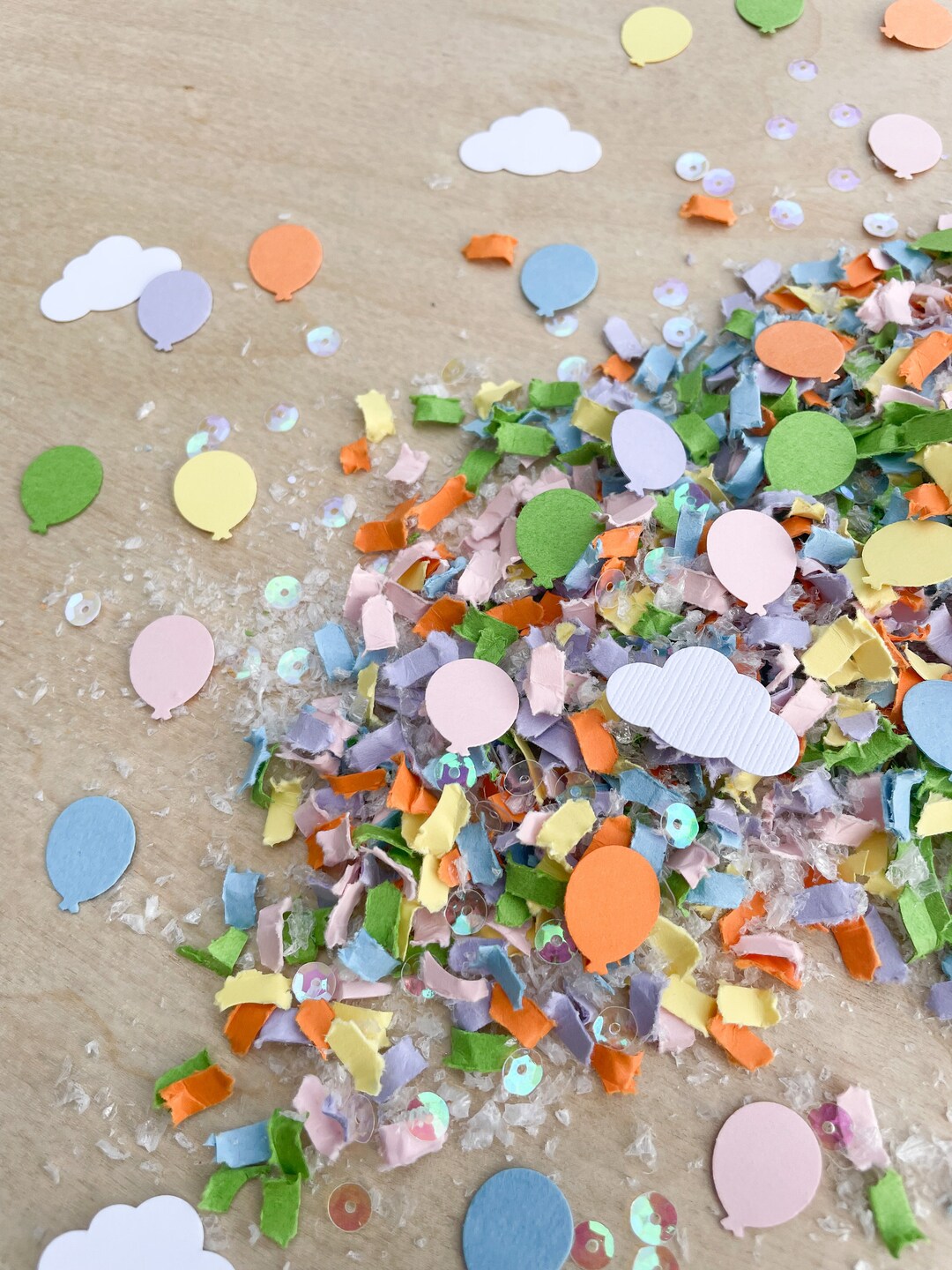 Oh the Places You'll Go Confetti Hot Air Balloon Cloud Confetti Oh the Places You'll Go Baby ...