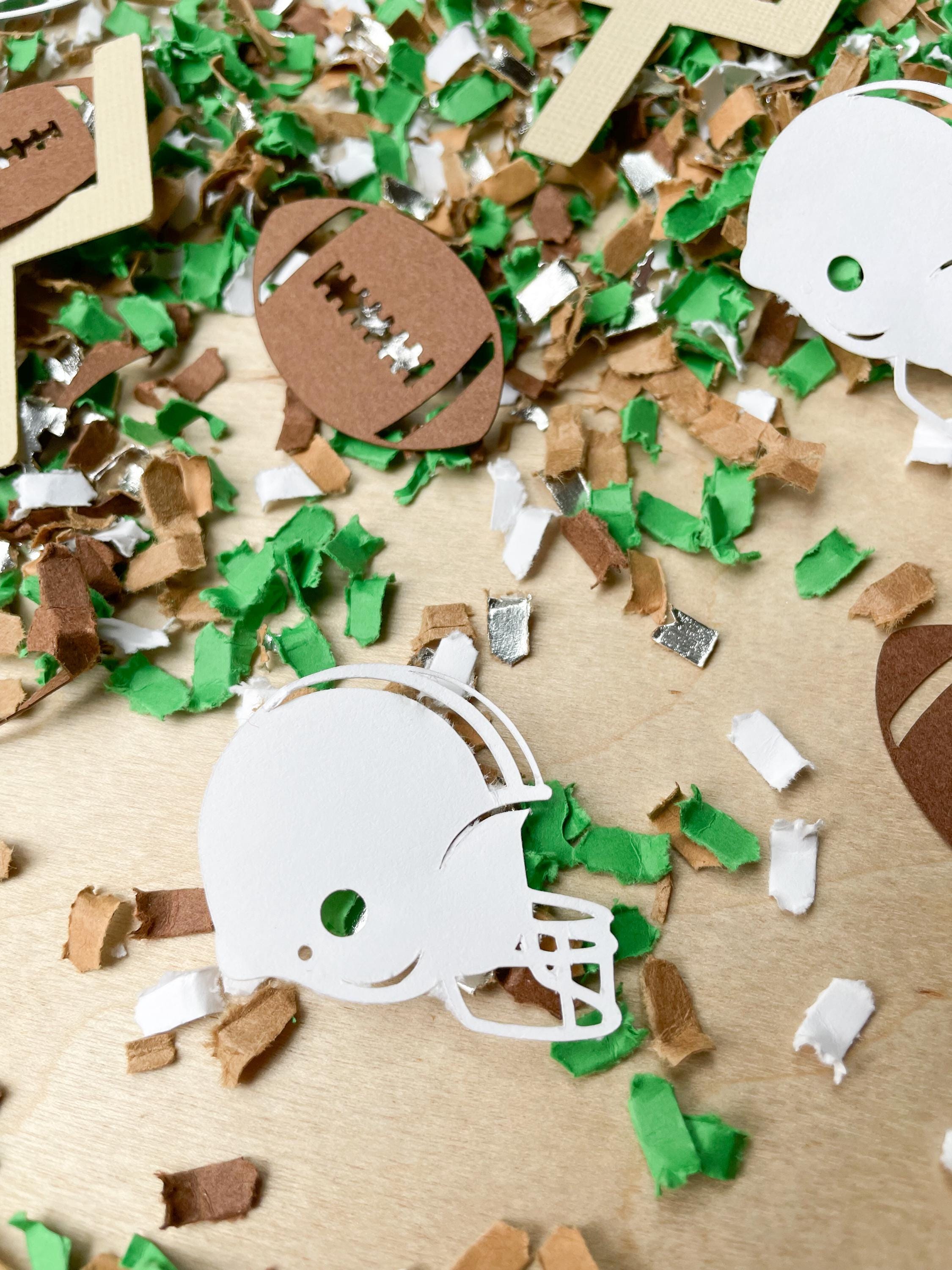 Football Confetti: Tailgate Supplies First Year Down Table Decor ...