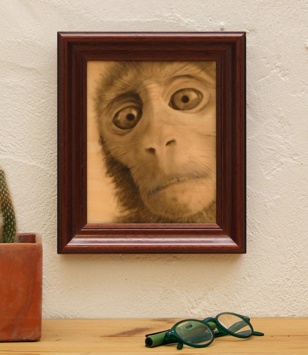 Napoleon Close-up Monkey 0107 (from the Series "little Wood") Original ...