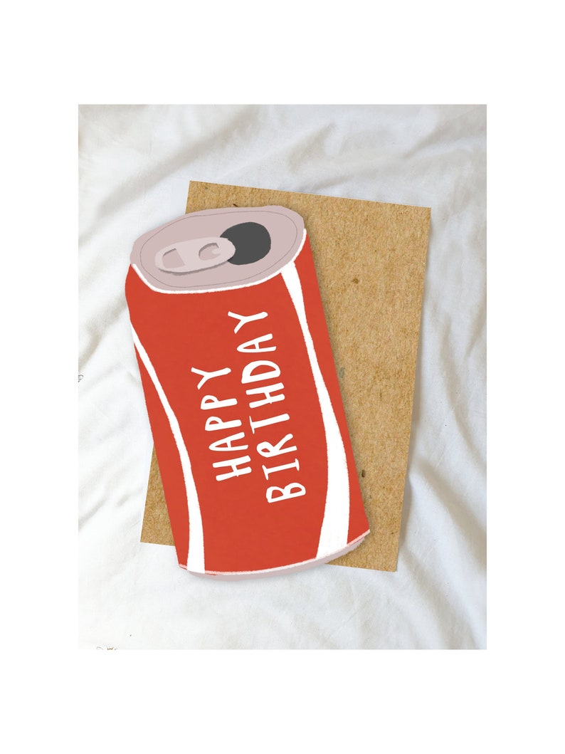 Happy Birthday Birthday Card Coke Card Cola - Etsy UK