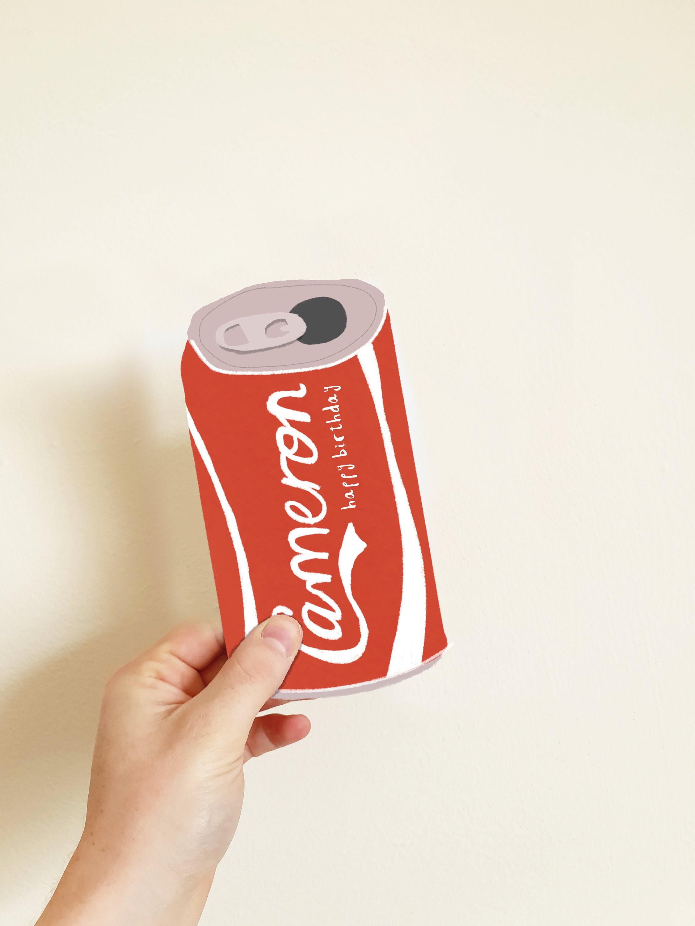 Happy Birthday Birthday Card Coke Card Cola | Etsy