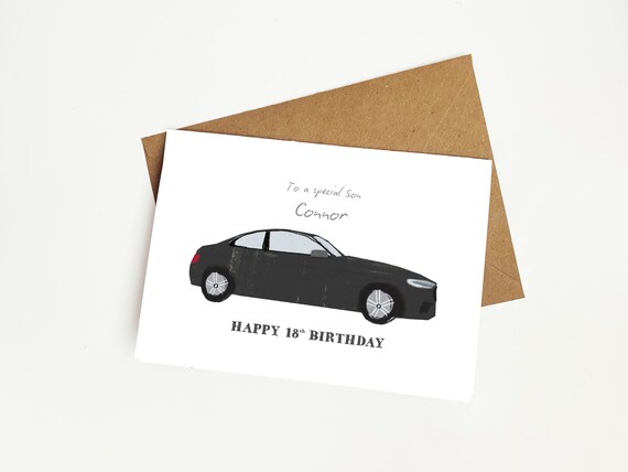 Happy Birthday Fully Customisable Card BMW Car Card for BMW | Etsy UK