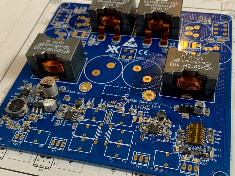 TPA3255 Reference Class D Amplifier PCB - Etsy TPA3255 Reference Class D Amplifier PCB - Etsy