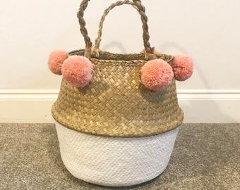 Coral basket | Etsy