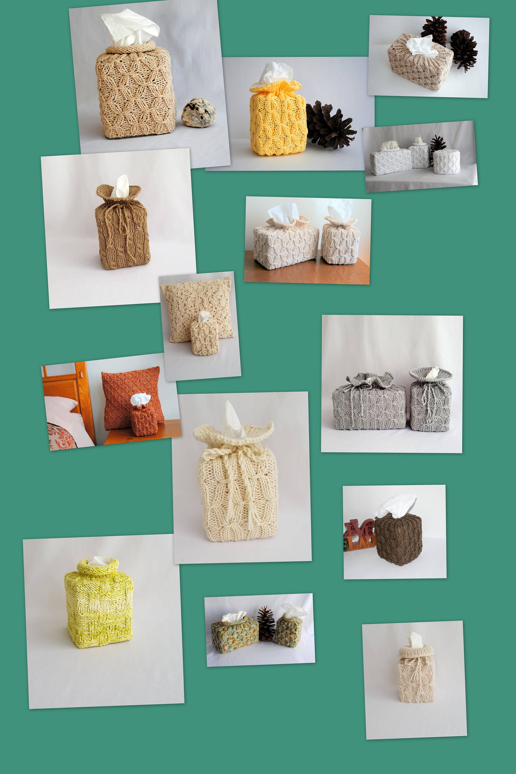 Toilet Paper Roll Cover White Hand Knit Cover Home Décor | Etsy