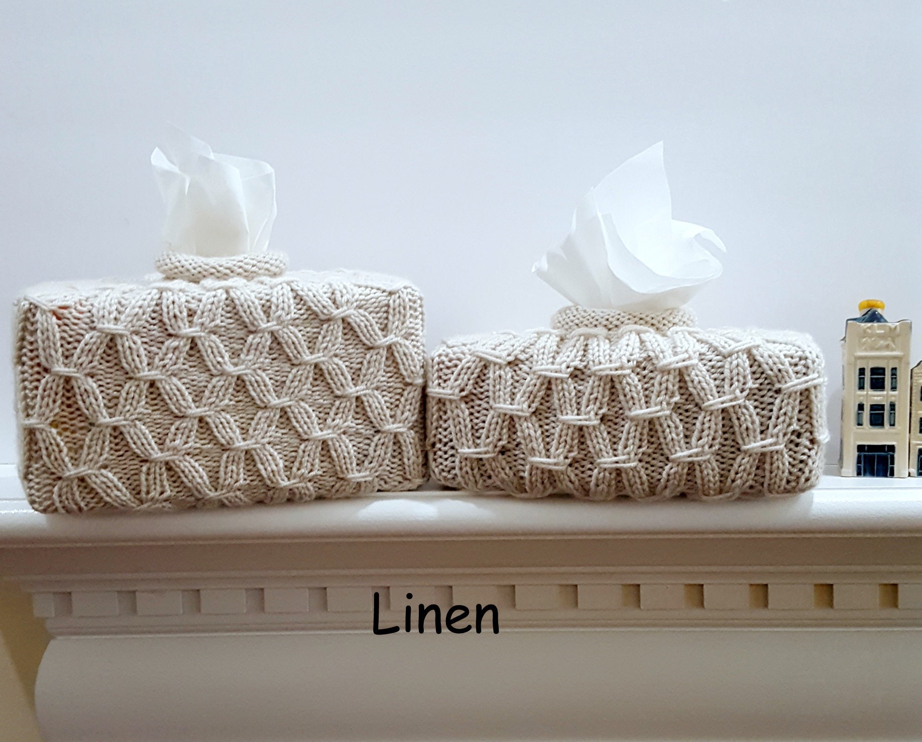 Brushed Nickel Tissue Box Cover Etsy