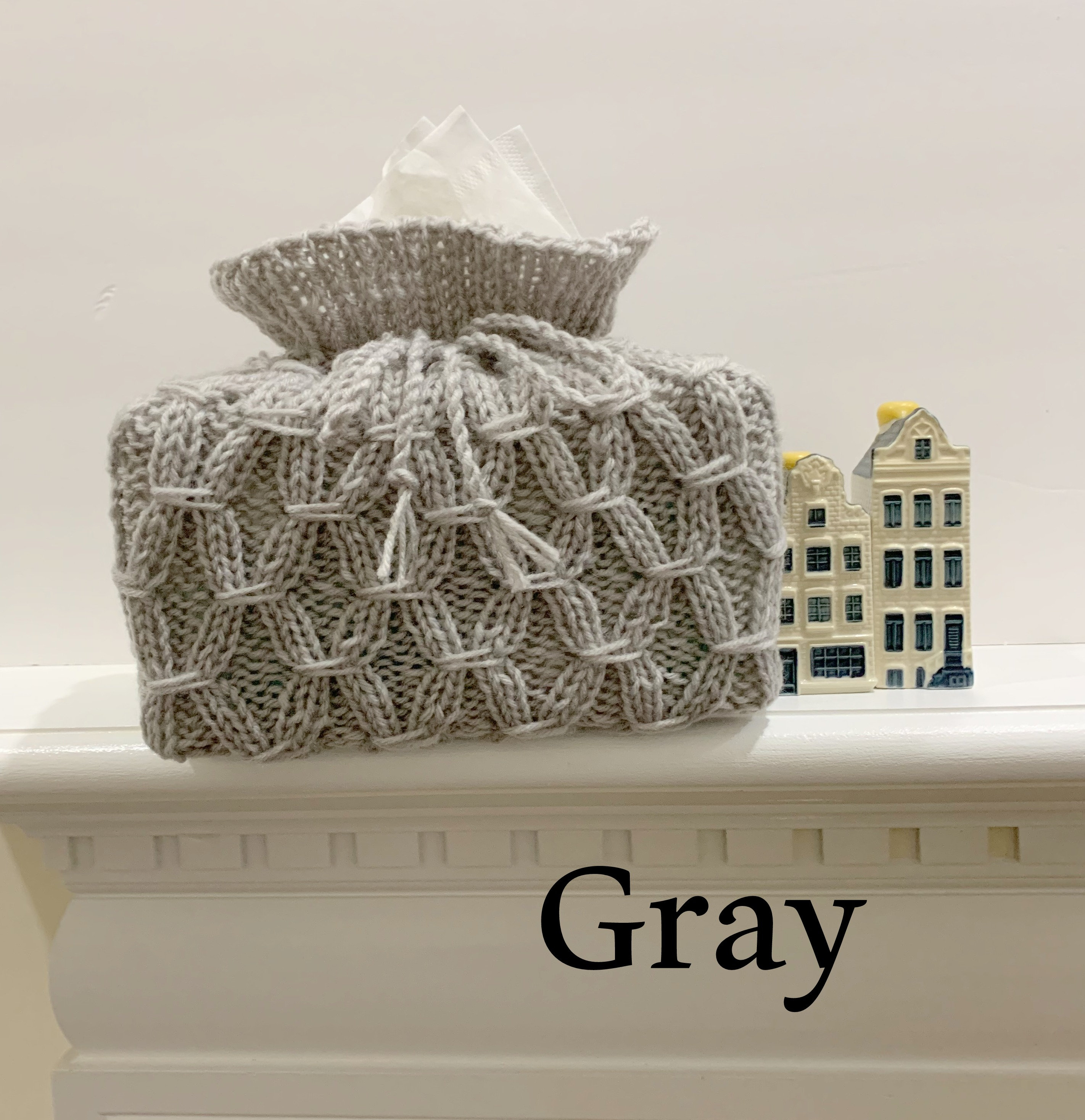 Modern Rectangular Gray Tissue Box Cover Handmade Cover - Etsy