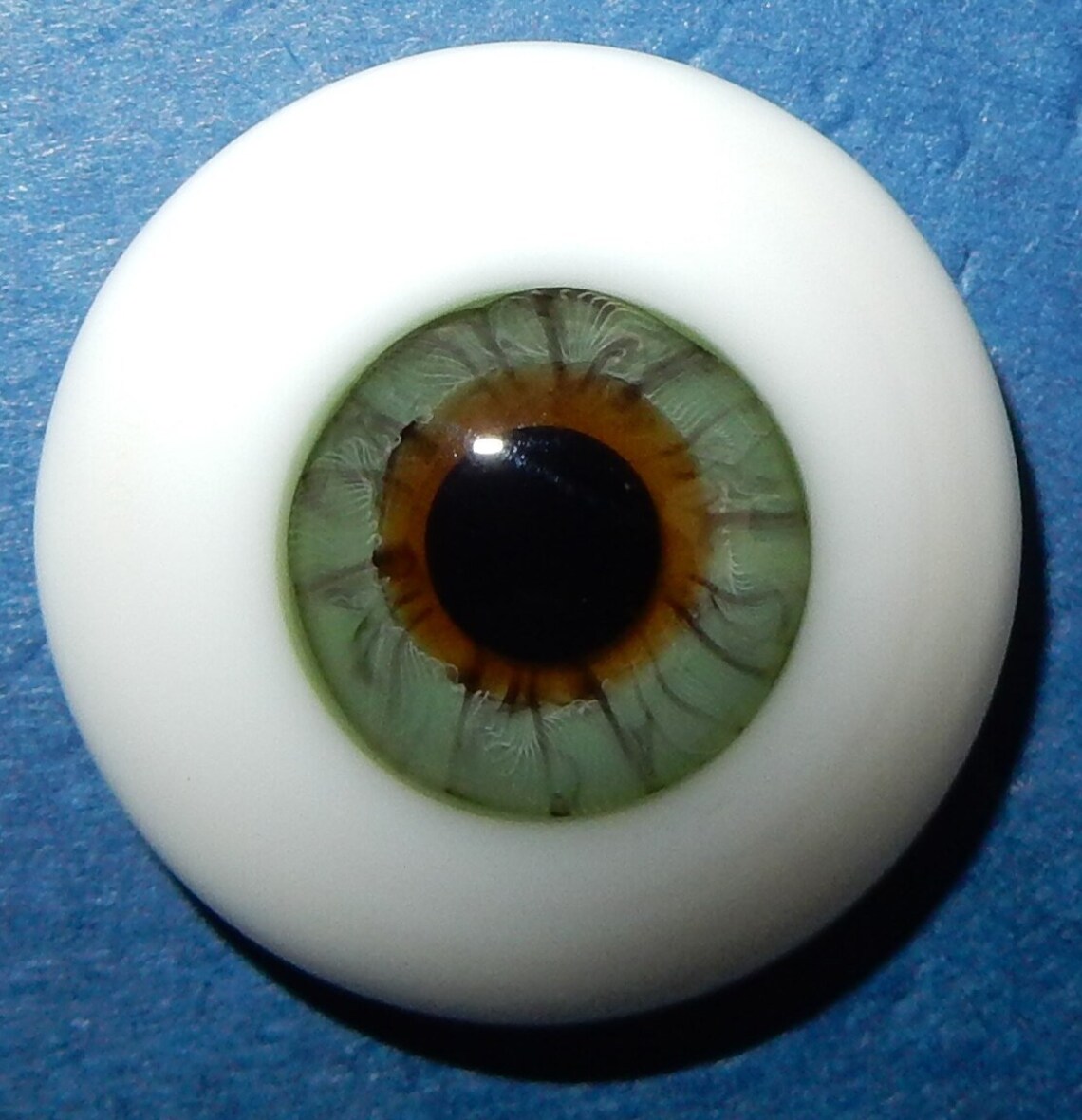 German Glass Eyes: Solid Half Round Flat Back Dark Green 32501 - Etsy