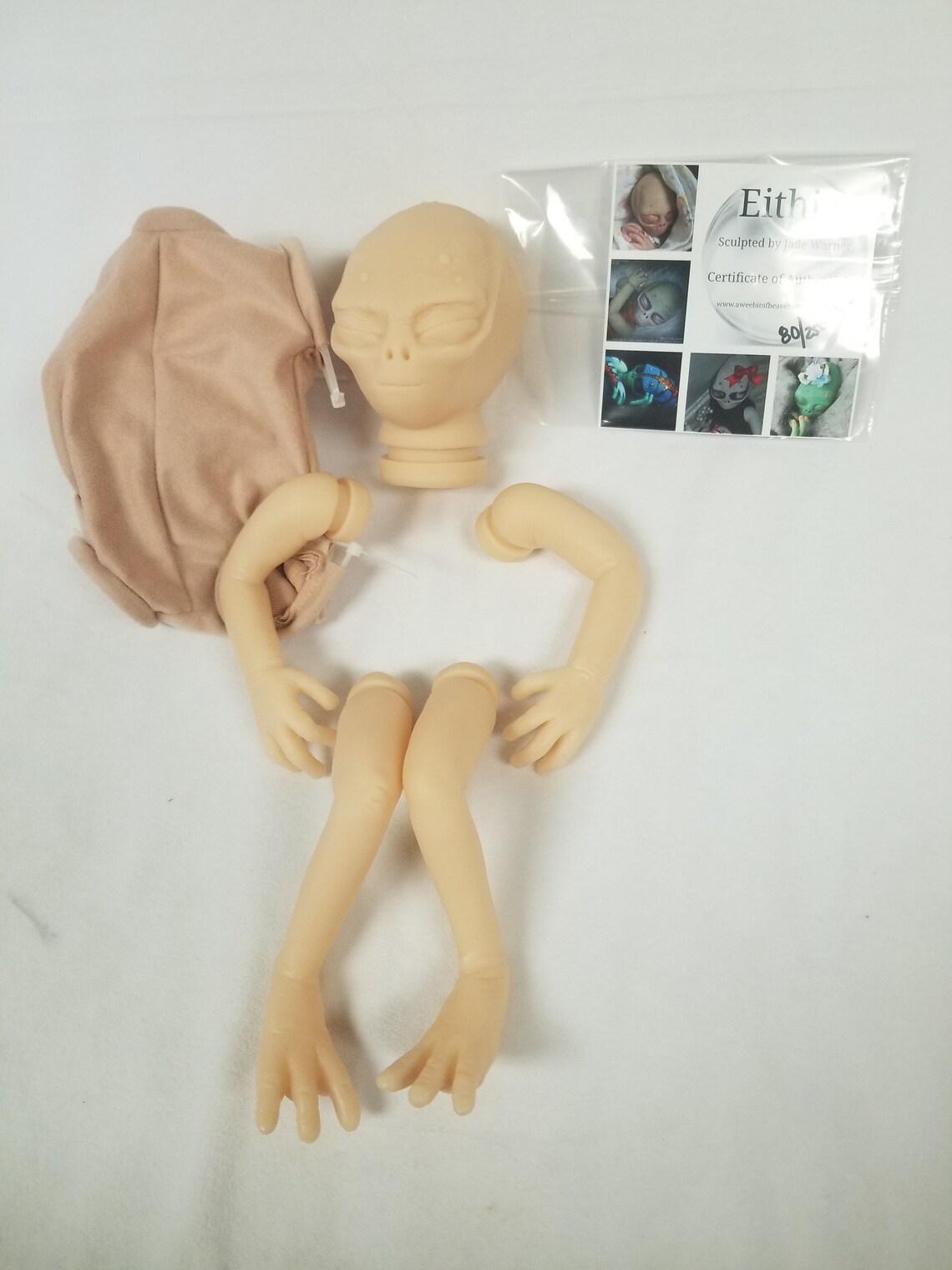 Eithia Reborn Baby Alien Vinyl Doll Kit by Jade Warner | Etsy