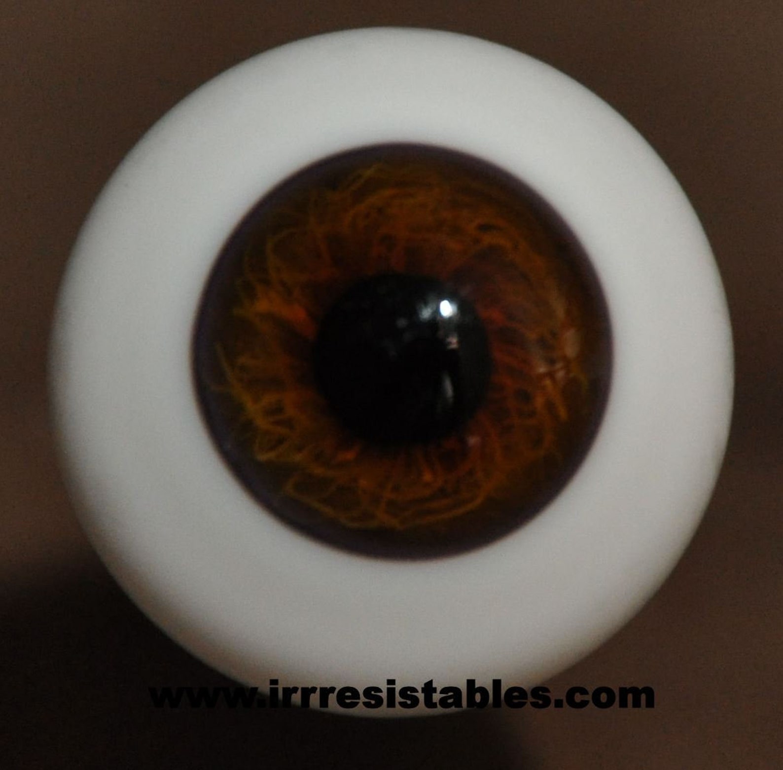 German Glass Eyes: Full Round Gray Brown #100 - Etsy