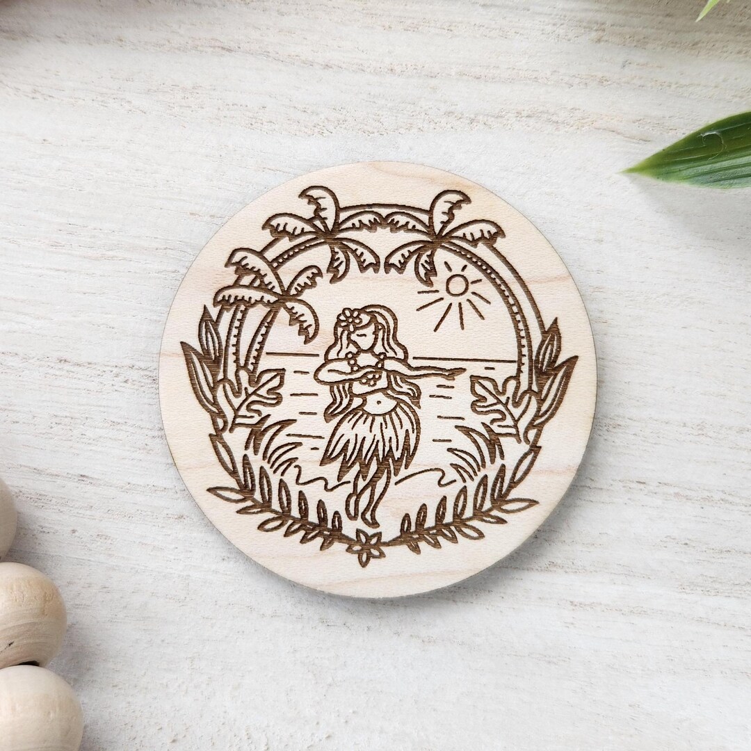 Aloha Wood Magnet | Luau Wood Magnet | Fridge Magnet | Travel Lover ...