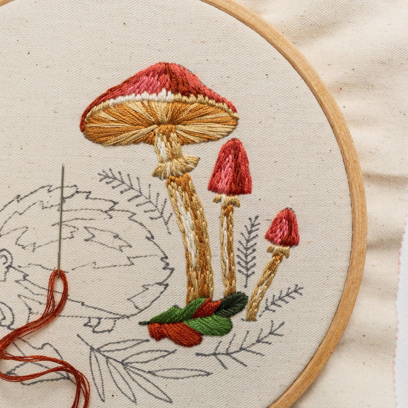 Hand Embroidery HEDGEHOG Pattern Beginner Video Tutorials - Etsy