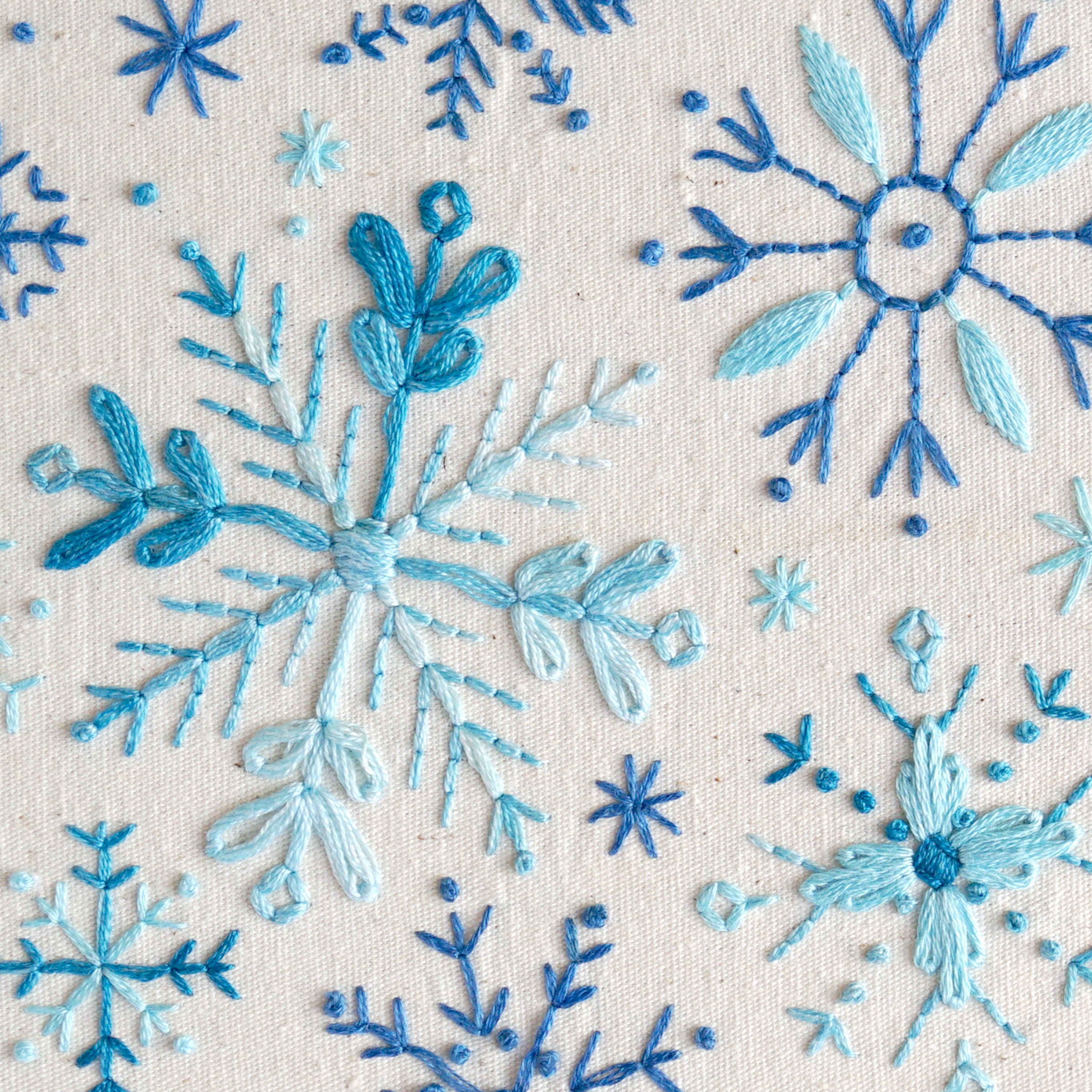 Embroidery Pattern Snowflake Collection PDF Embroidery - Etsy UK