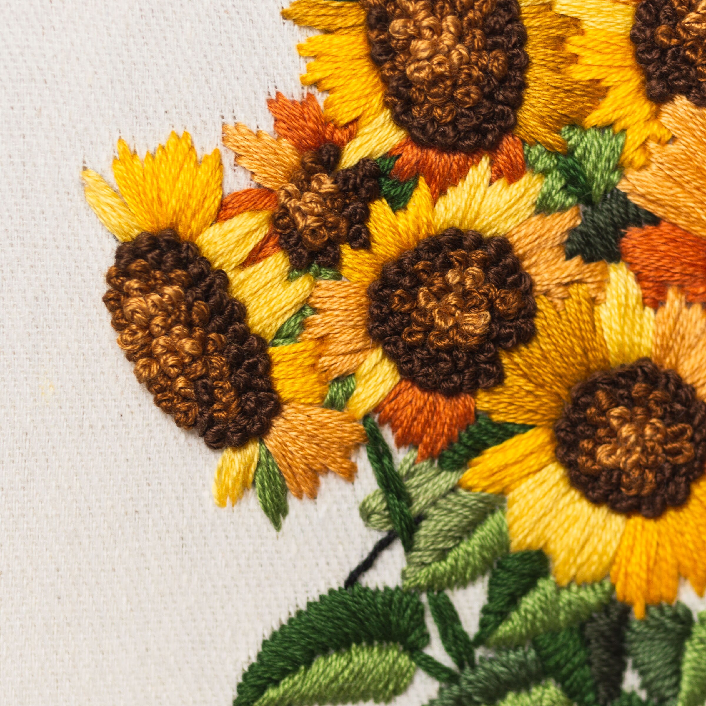 Hand Embroidery Pattern SUNFLOWER HUG Digital Download PDF - Etsy