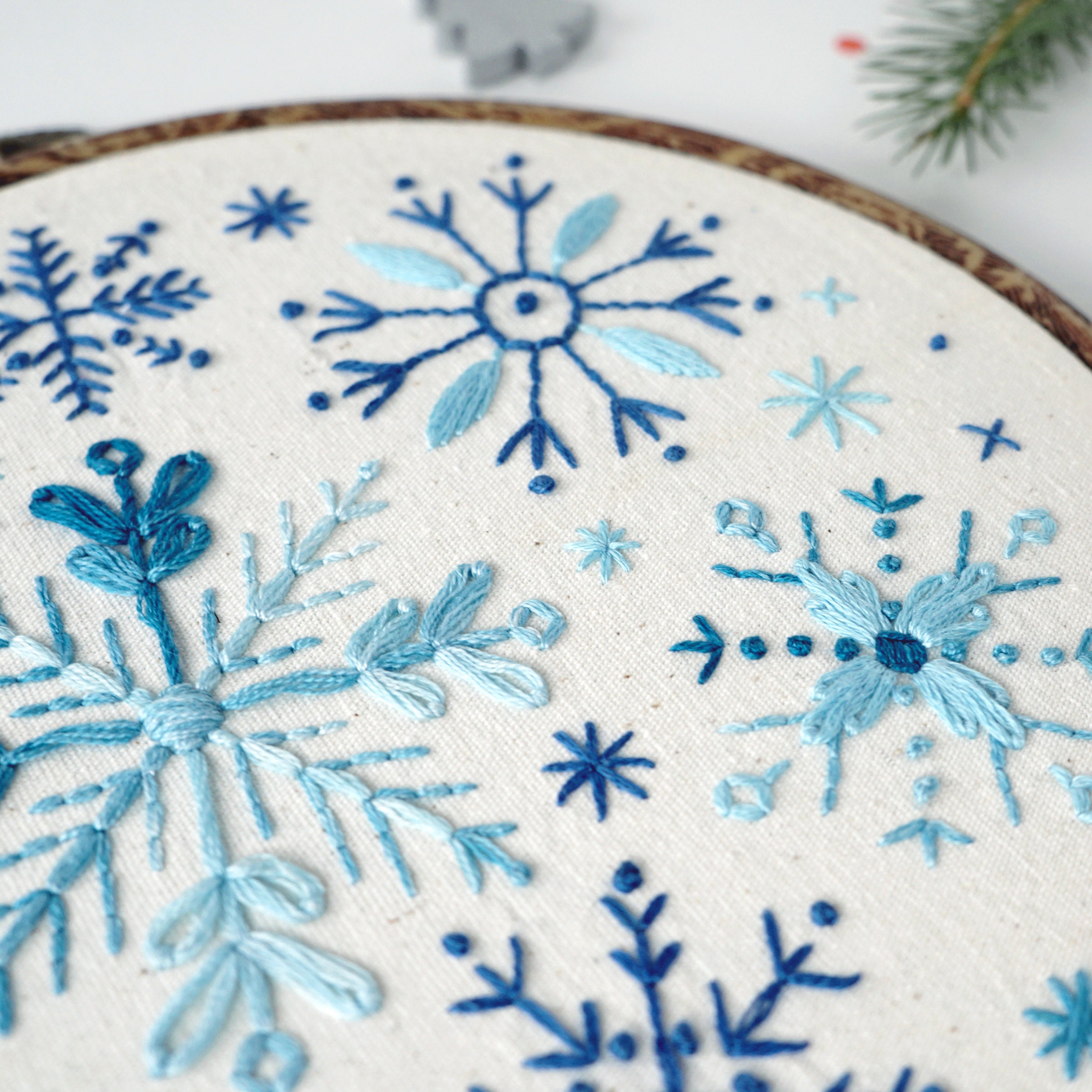 Hand Embroidery Patterns Cozy Winter Bundle Intermediate - Etsy