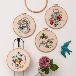 Embroidery Bundle - Human Anatomy Patterns PDF, Video Tutorials ...