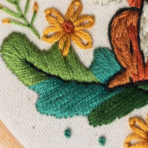 Hand Embroidery - SQUIRREL Pattern, Beginner Step by Step Video ...