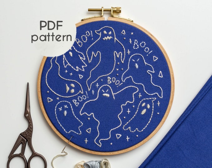 PDF Pattern - 6" Seasonal Confusion Ghost - Step by Step Beginner ...