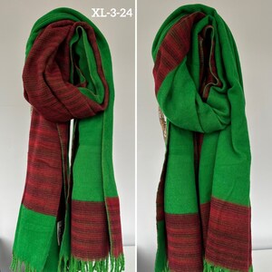 Xl Handloom Tibet Yak Wool Shawl/blanket/winter Shawl/big Scarf ...