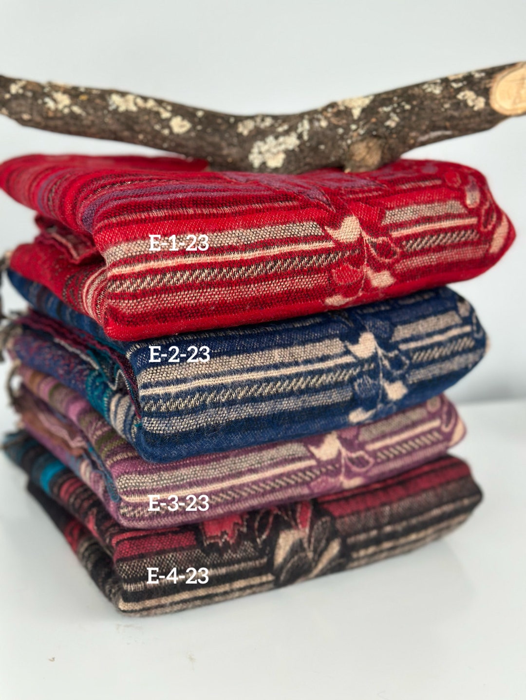 Tibetan Yak Wool Shawl/ Scarf/ Blanket, Meditation Shawl, Loose Weaved ...