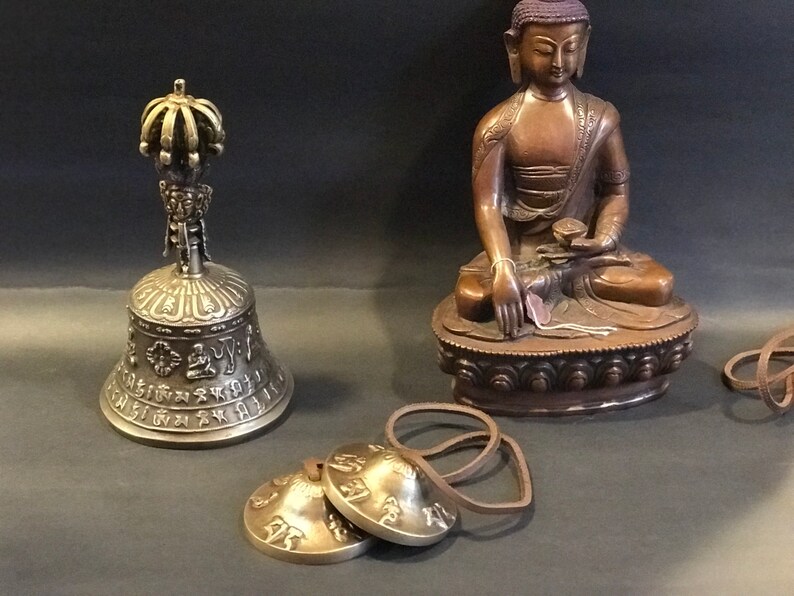 Chmbals/meditation Bell/buddhist/healing Bells Tibetan | Etsy