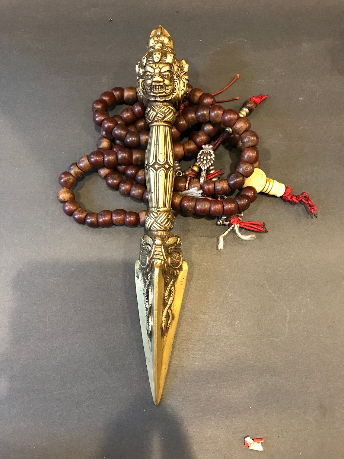 Solid Brass Vajra KilaPhurbaRitual Dagger Buddhist dagger | Etsy