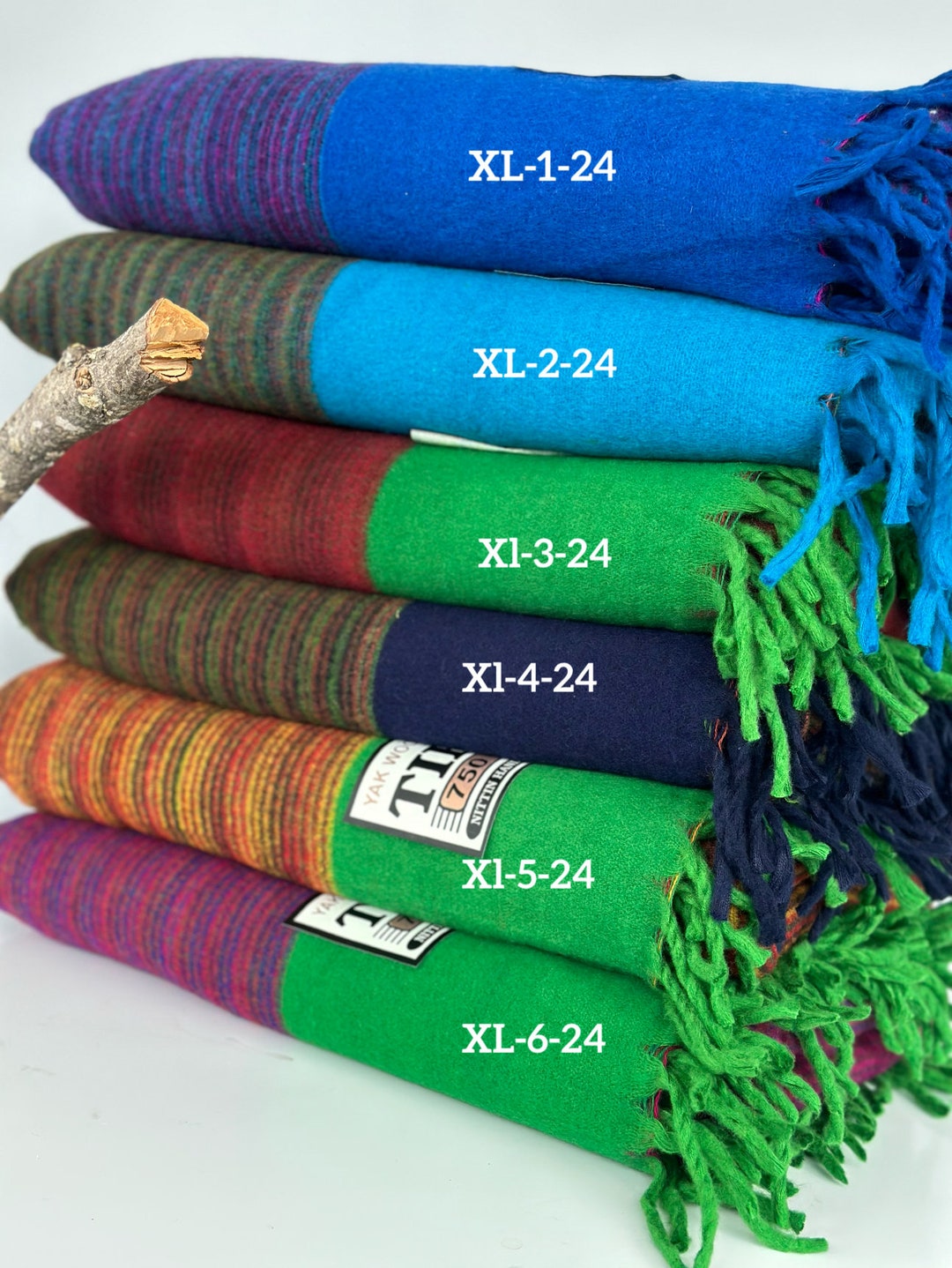 Xl Handloom Tibet Yak Wool Shawl/blanket/winter Shawl/big Scarf ...