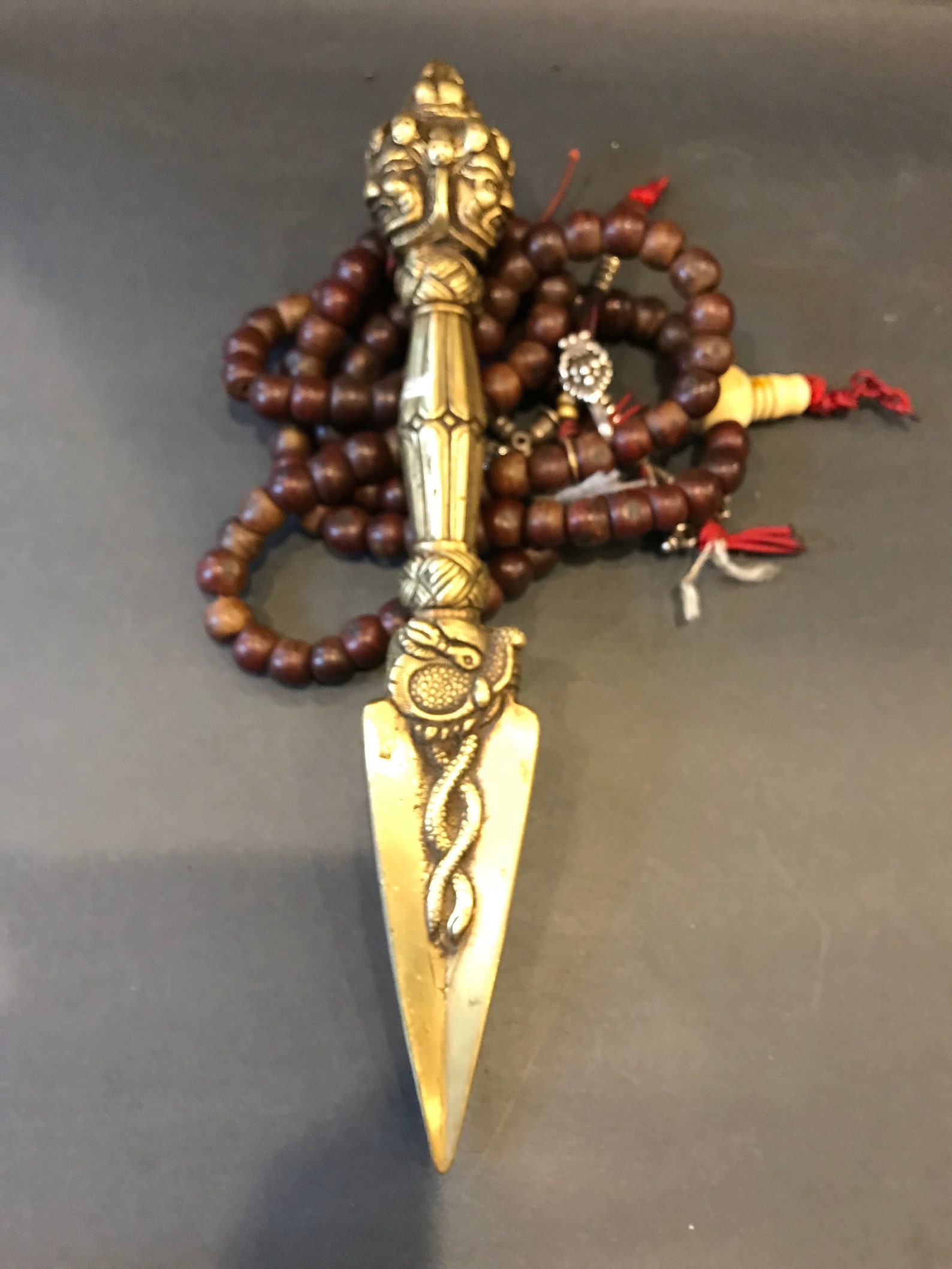 Solid Brass Vajra KilaPhurbaRitual Dagger Buddhist dagger | Etsy