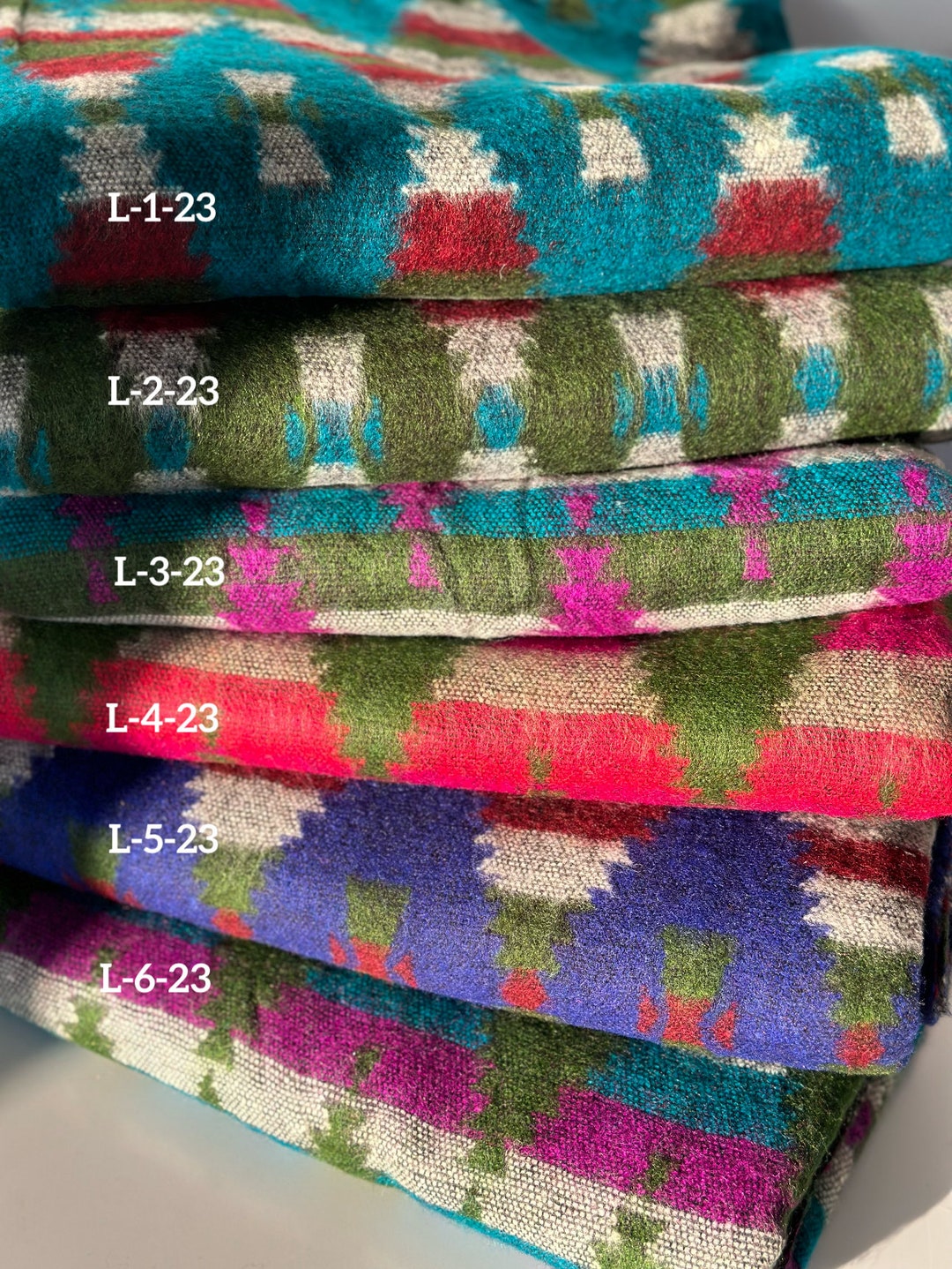 Tibetan Yak Wool Shawl/ Scarf/ Blanket, Meditation Shawl, Loose Weaved ...