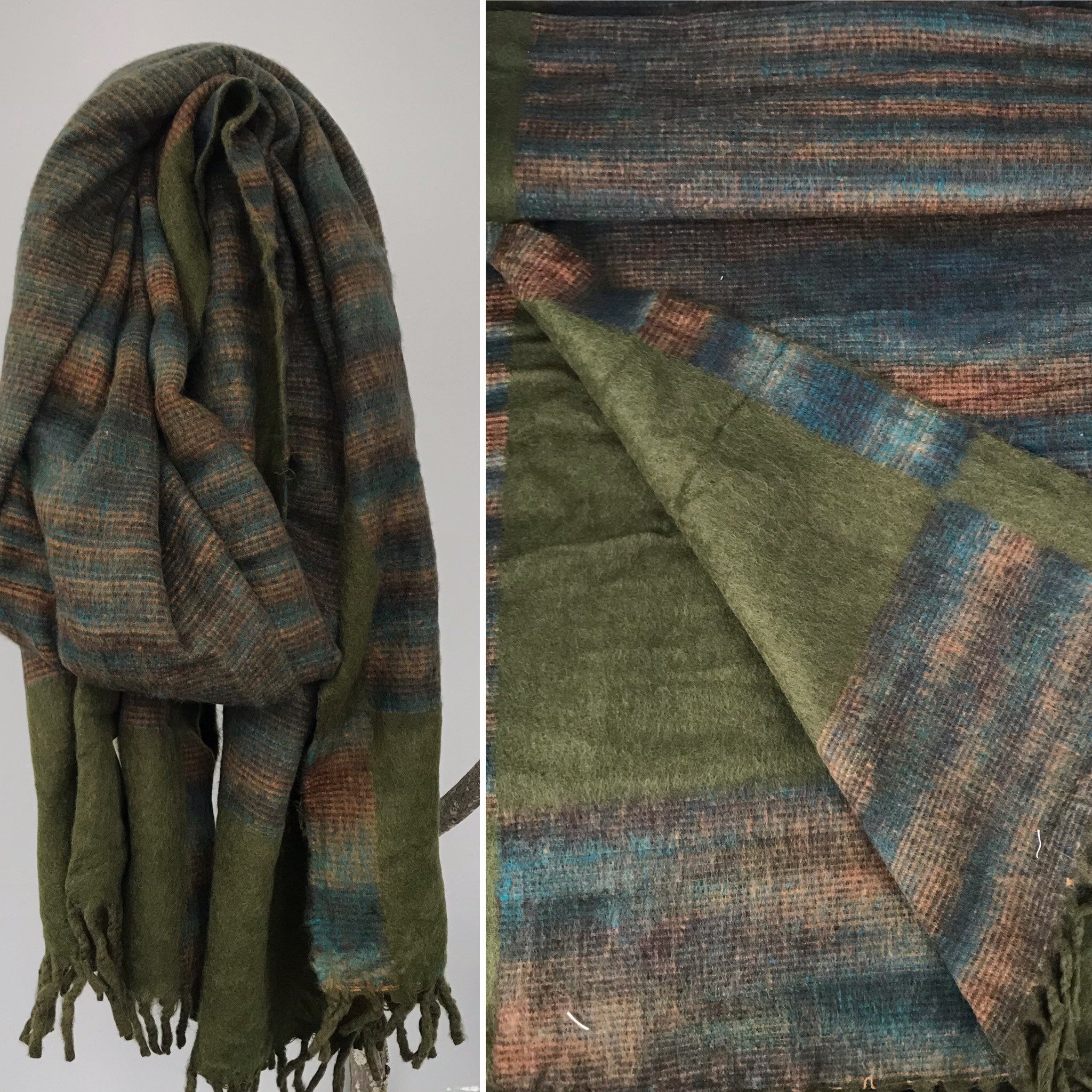 Handloom Tibet Yak Wool Shawl/blanket/winter Shawl/big Scarf - Etsy