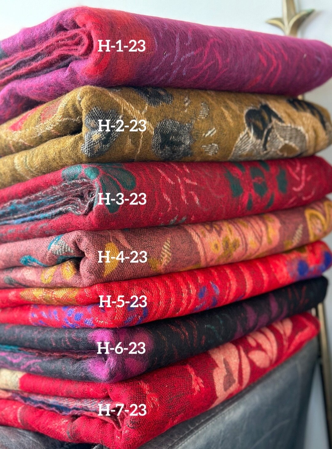 Tibetan Yak Wool Shawl/ Scarf/ Blanket, Meditation Shawl, Loose Weaved ...