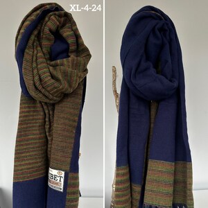 Xl Handloom Tibet Yak Wool Shawl/blanket/winter Shawl/big Scarf ...