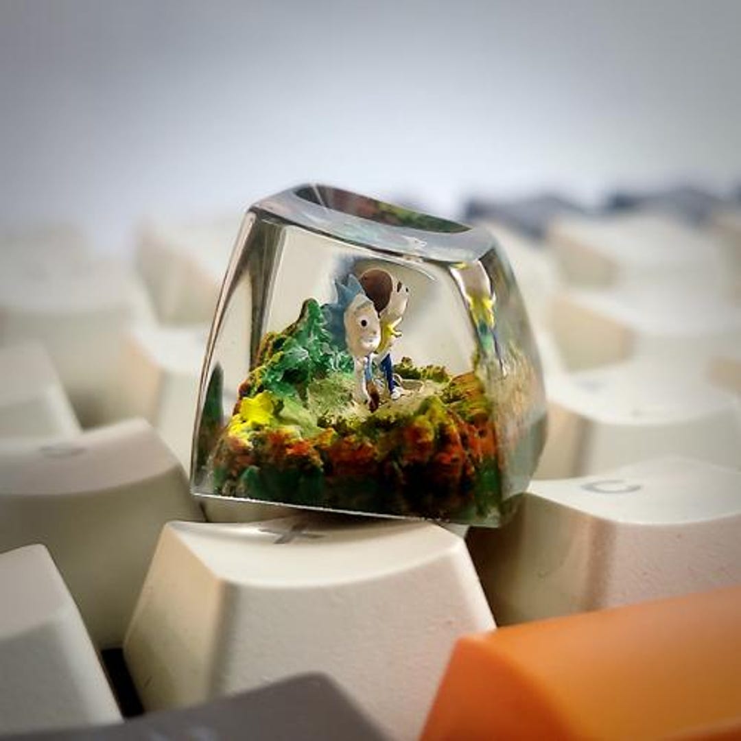 Rick and Morty Keycaps, Animated Mechanical Keyboard Buttons, SA Cherry ...