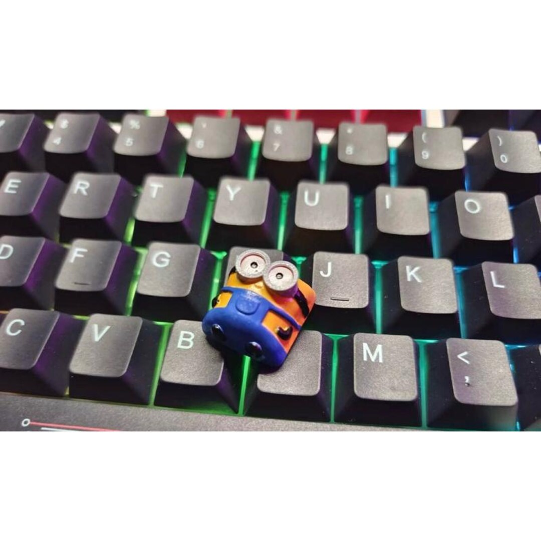 Minion Keycap Minion Keyboard Button, Artisan Keycap, Custom Keycap ...