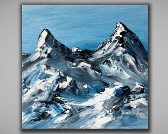 Abstract Painting / Wall Art / Depth and Texture / - Etsy