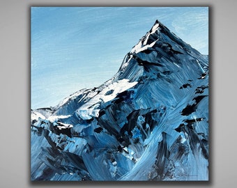 Abstract Painting / Wall Art / Depth and Texture / - Etsy