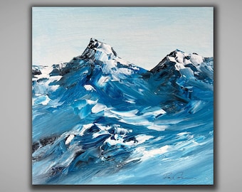 Abstract Painting / Wall Art / Depth and Texture / - Etsy