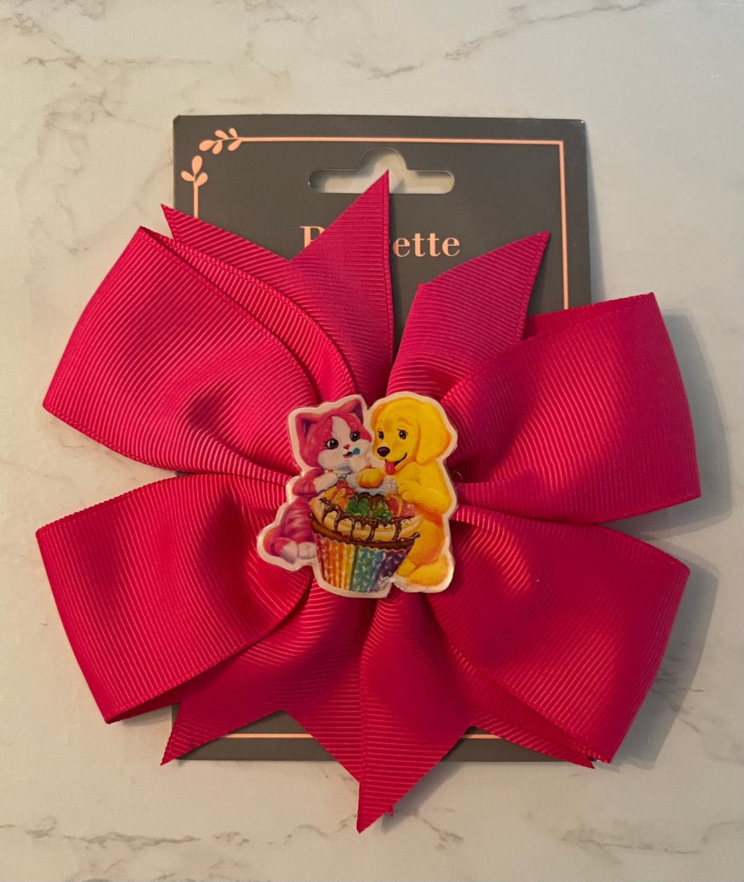 Lisa Frank Hair Bow - Etsy
