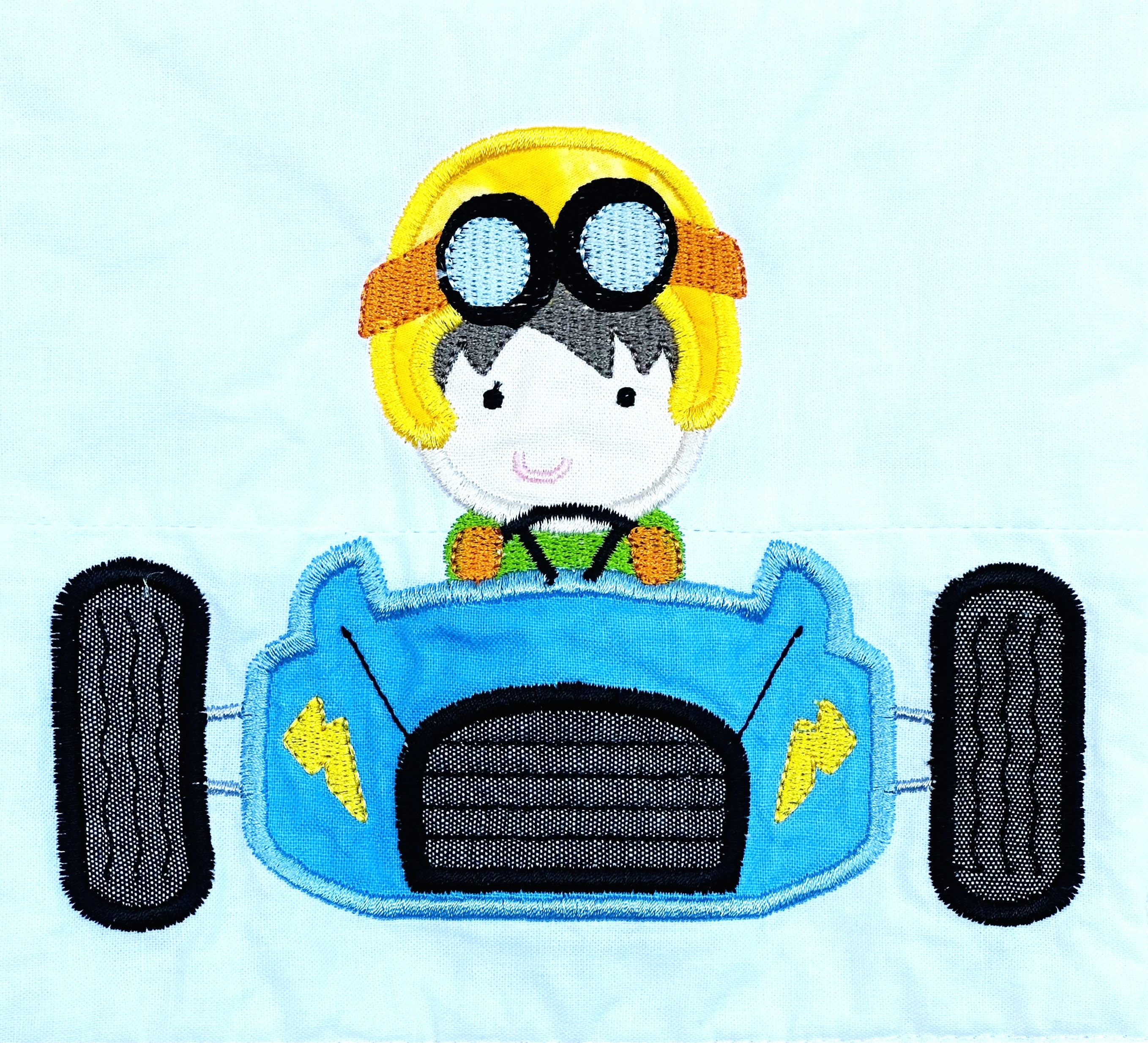 Race Car Quilt, Red, Blue, Yellow Quilt, Baby Quilt, Modern Quilt ...